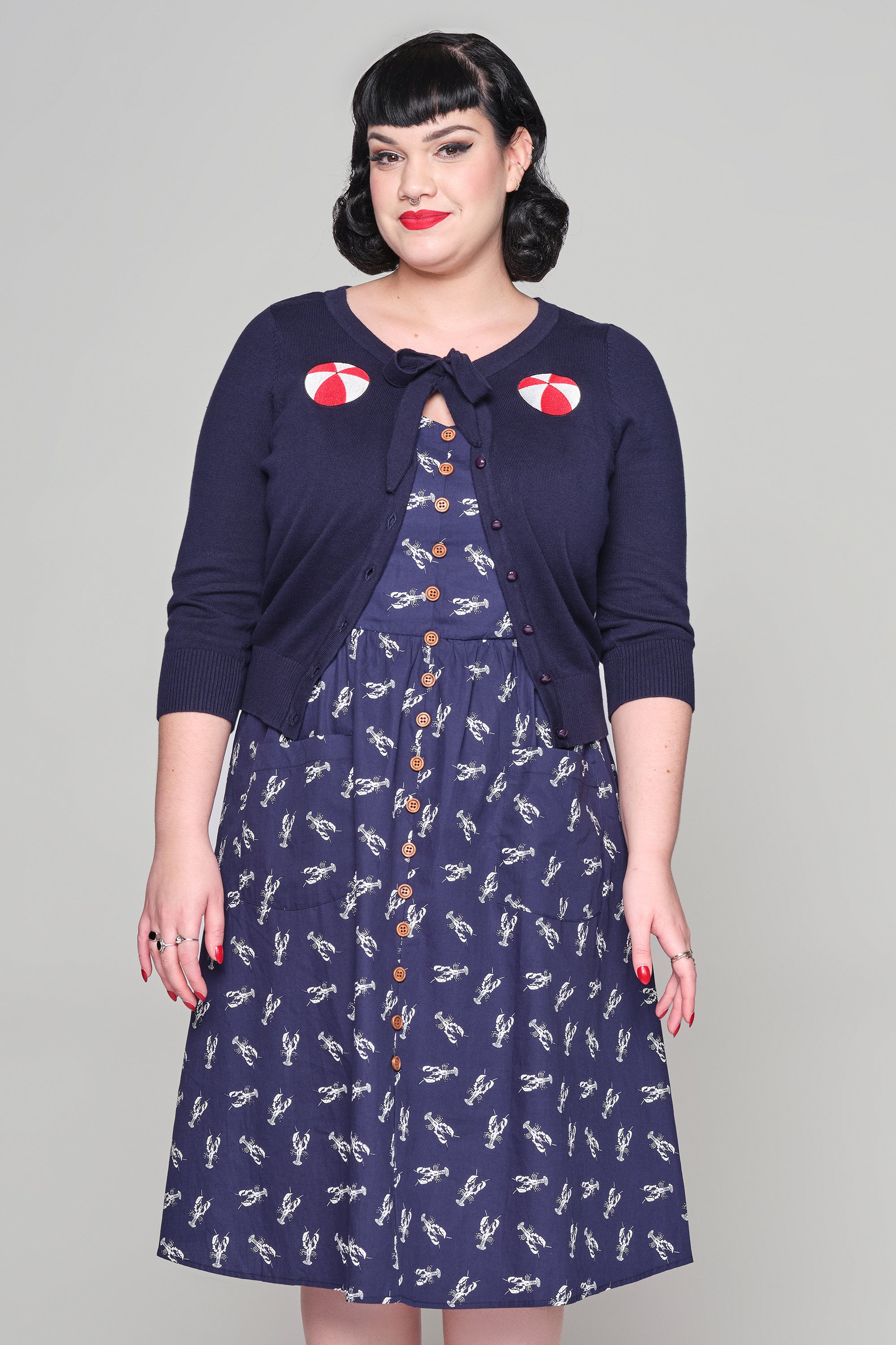 Charlene Ball Game Cardigan – Lindy Bop