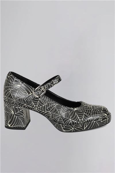 Sandy Jane Spiderweb Block Heel – Lindy Bop