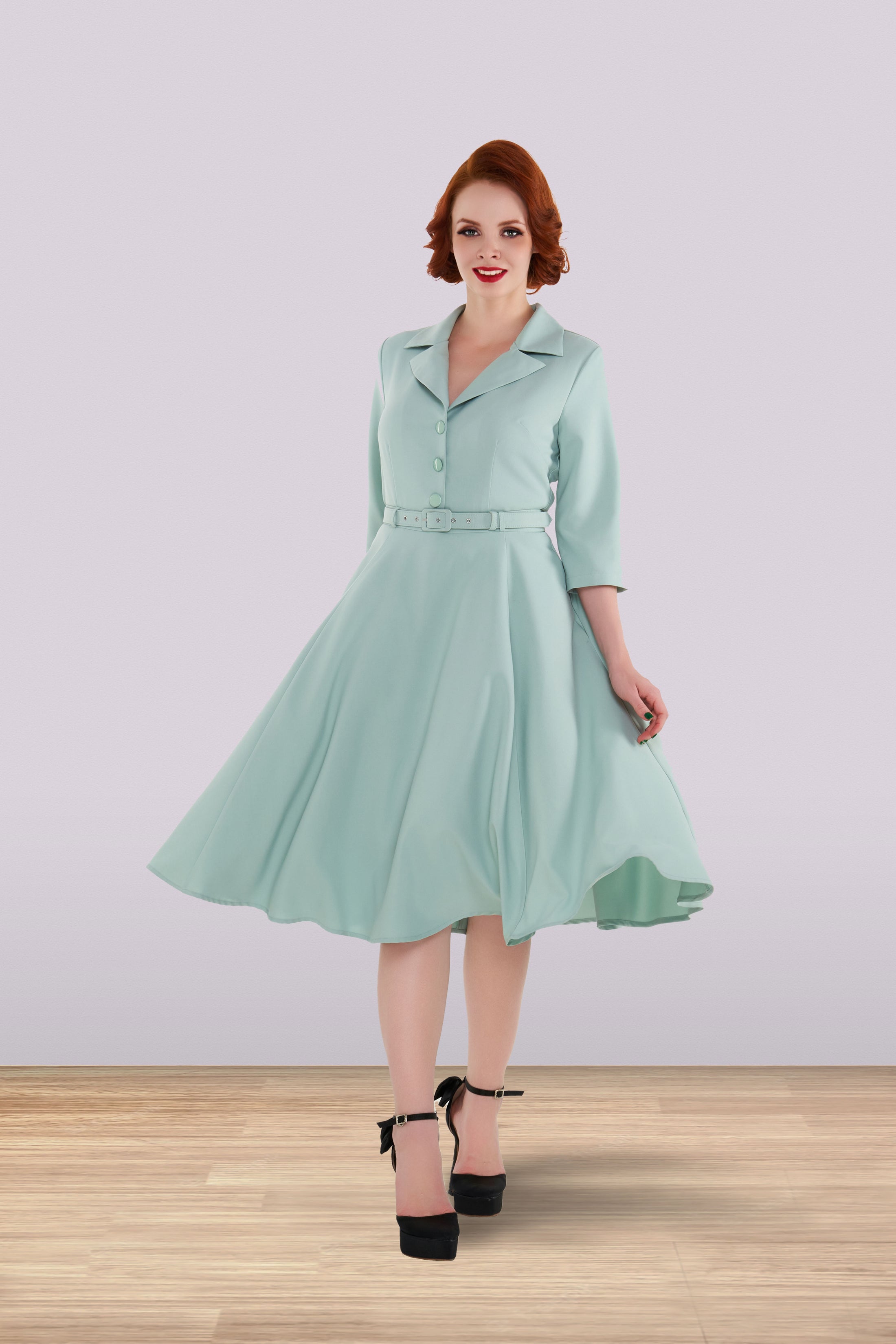 Julia Softie Blouse Light Green – Lindy Bop