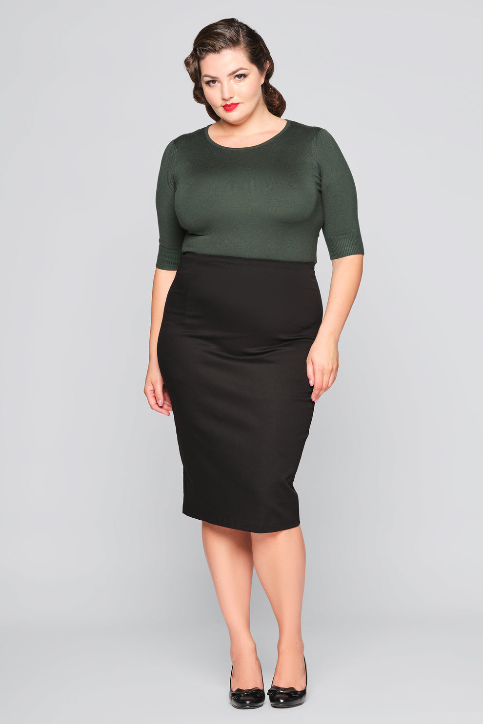 Fiona Skirt Plain – Lindy Bop