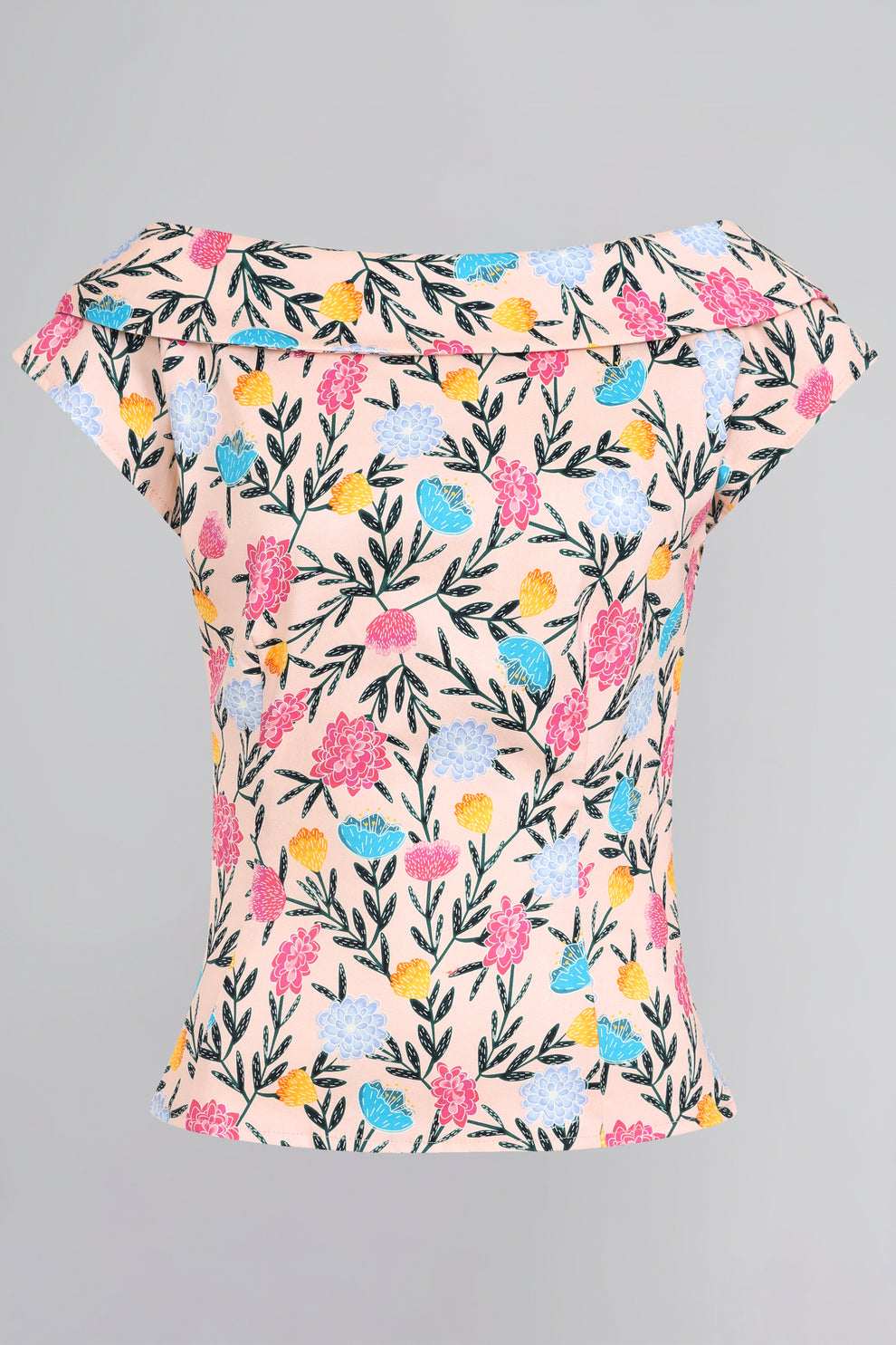 Cordelia Floral Whimsy Top – Lindy Bop