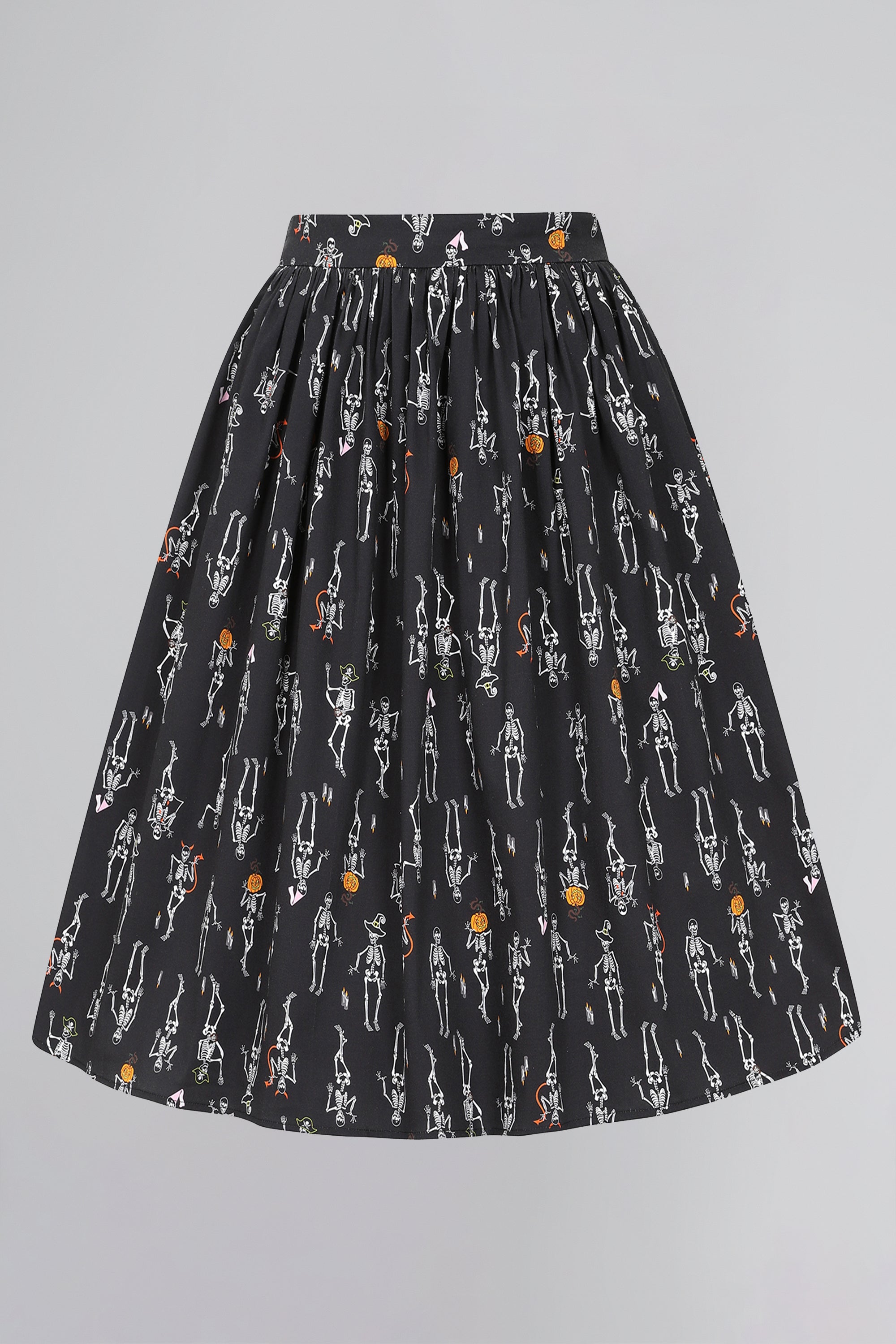 Jasmine Skeleton Boo-gie Swing Skirt – Lindy Bop