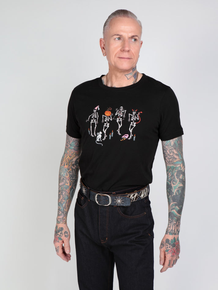 Jim Skeleton Boo-Gie T-Shirt – Lindy Bop