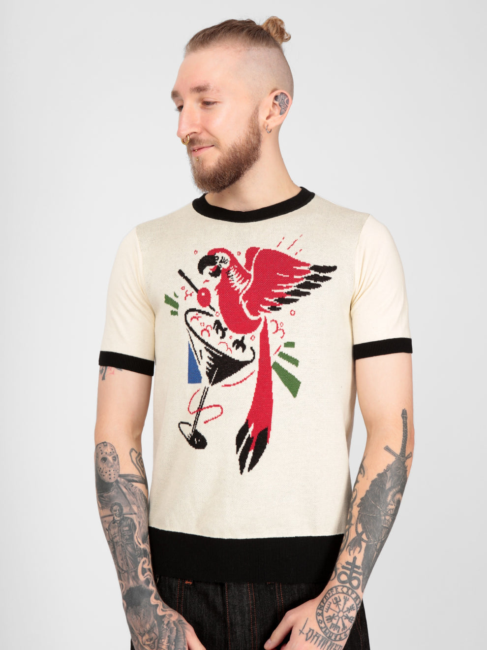 Scott Parrot Paradise Knitted Top – Lindy Bop